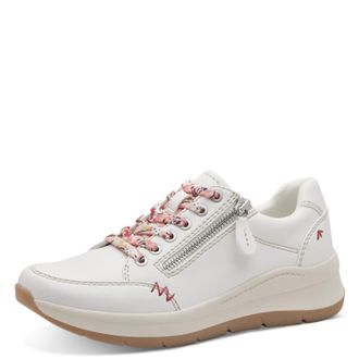 Jana Damen Sneaker flach mit Schn&uuml;rsenkeln Vegan, Wei&szlig; (White), 40 EU