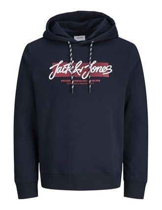 Jack & Jones Hood Sweat &agrave; Capuche Jjurban, Sky Captain, S Homme
