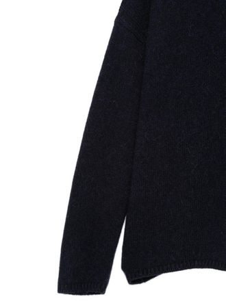 Apuntob Cashmere Crew Neck Sweater - Navy