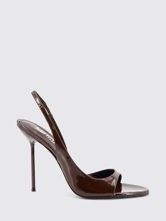 PARIS TEXAS Sandales slingback Lidia en cuir verni avec talon aiguille haut