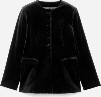 Arket Samtblazer -Schwarz