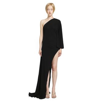 Gucci Asymmetric Viscose Jersey Long dress