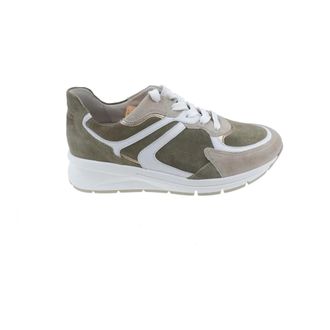 Gabor Damen Sneaker mit breiterer Lauffl&auml;che - - Shoes - Damen - Gr&uuml;n - 38 EU