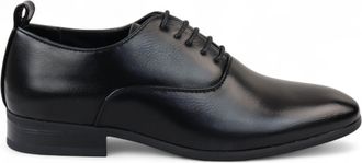 Infinity Leather Klassische Oxford-Derby-Schuhe für Herren in Schwarz