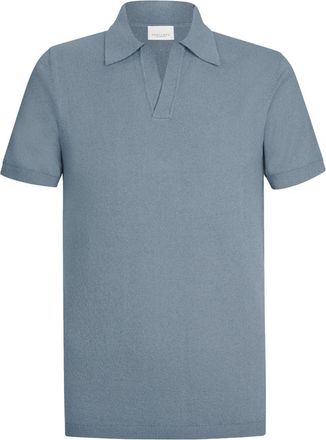 Profuomo Poloshirt in Frottee-Qualit&auml;t mit Variokragen in