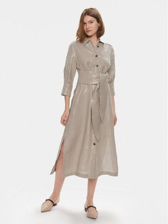 Marella Hemdkleid Balia 2413221114 Beige Regular Fit