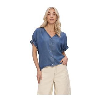 Object Object, Damen, Blusen & Hemden, Blau, XSGr&ouml;&szlig;e