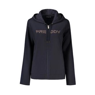 Freddy Cotton Sweatshirt - - Sweatshirts & Hoodies - Damen - Blau - S