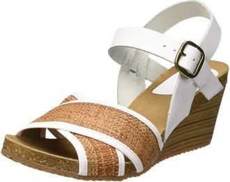 Kickers Salambo, Sandale Femme, Blanc, 39