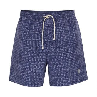 Brunello Cucinelli Herren, Bademode, Blau, SGr&ouml;&szlig;e