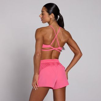 MyProtein Brassi&egrave;re de sport ajustable dos crois&eacute; Tempo MP femme - Rose vif - XS