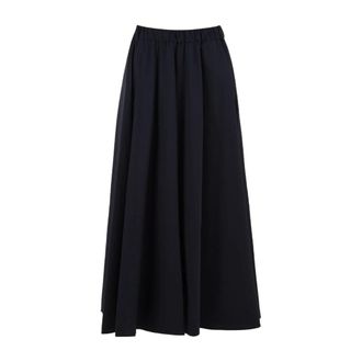Aspesi Baumwoll-Popeline- und Stretch-Nylonrock - - Skirts - Damen - Blau - S