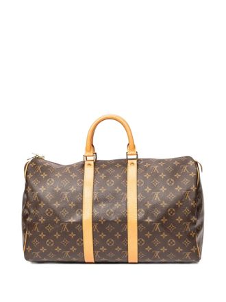Louis Vuitton sac fourre-tout Keepall - Marron