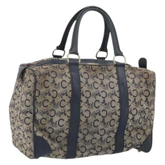 Celine Sac &agrave; main en toile Pre-owned - Femme - Pre-owned - Bleu - Taille: ONE Size