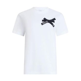 Patou Femme, Tops, Blanc, Taille: 40 FR Knot T-Shirt