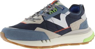 Victoria 1985 Basket Unisex Wing EVO Nylon & Farbige & Spaltleder Teile & Retro-Logo 8811100 für Erwachsene Marino 42