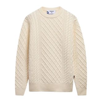 Sebago Round-Neck Strickwaren - - Knitwear - Herren - Beige - XL