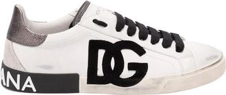 Dolce & Gabbana Homme, Chaussures, Multicolore, Taille: 45 EU Baskets Basses en Cuir