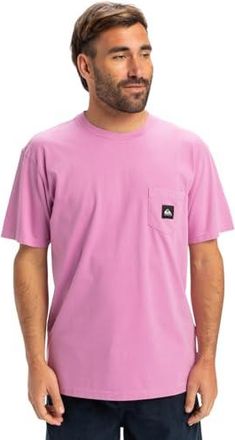 Quiksilver T-Shirt Manche Courtes Salt Water Pocket SS Tee Homme Violet S