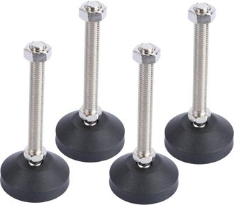 DOITOOL 4stücke Anti-rutsch Metalllagerschale Möbelständer rutschfeste Mechanische Fuß Badewannenstütze Für Geräte Höhenverstellbare Füße Möbelzubehör