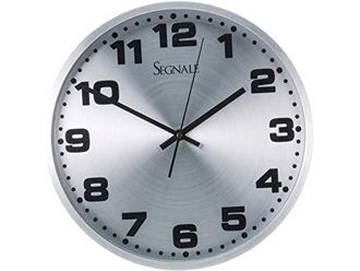 Segnale Signnale Wanduhr schwarz