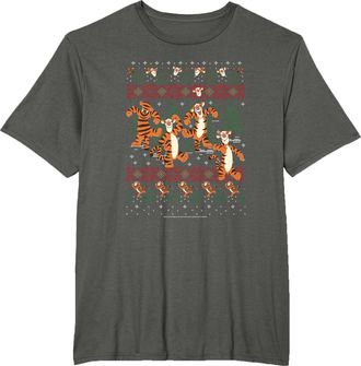 Disney Winnie The Pooh Tigger Ugly Christmas Sweater T-Shirt