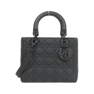 Dior Pre-owned Lady Dior Handtasche - - Pre-owned - Damen - Schwarzk - ONE SIZE