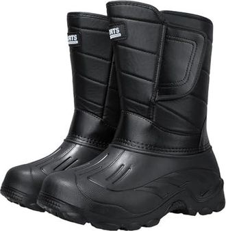 Pangolin Bottes de Neige Hiver Homme Femme, Bottes Courtes Imperm&eacute;ables et Fourr&eacute;es, Chaussures Grand Froid Antid&eacute;rapantes avec Semelle Crant&eacute;e, Bottes Outdoor