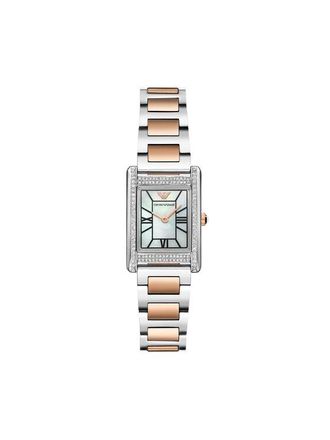 Emporio Armani Uhr Genni AR11626 Silberfarben