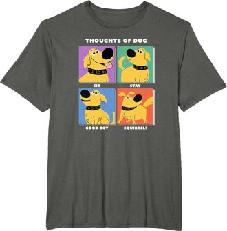 Disney Pixar Up Dug Thoughts Of Dog Expressions Box Up T-Shirt