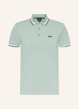 HUGO BOSS Piqu&eacute;-Poloshirt Paddy Curved Regular Fit gruen