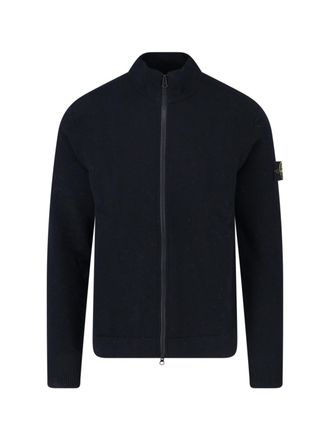 Stone Island Logo Zip Sweater