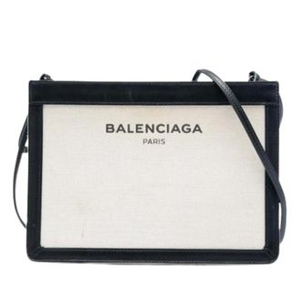 Balenciaga Sac bandouli&egrave;re Pochette Marine Pre-owned - Femme - Pre-owned - Beige - Taille: ONE Size