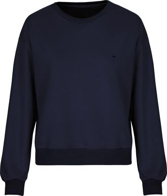 Trigema D&uuml;nnes Sweatshirt Navy XS