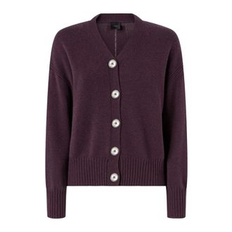 Pinko Pinko, Femme, Pulls, Violet, Taille: 42 FR Cardigans
