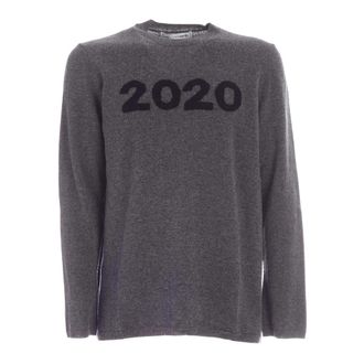 Comme Des Gar&ccedil;ons Melange Grauer Wollstrickpullover - - Knitwear - Herren - Grau - L