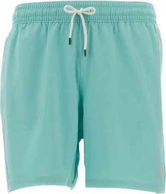 Polo Ralph Lauren Homme, Shorts, Vert, Taille: S Traveler Mid Trunk