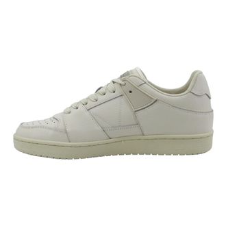 Guess Sava Mid Mixed-Leather High-Top Sneakers - - Shoes - Herren - Wei&szlig; - 44 EU