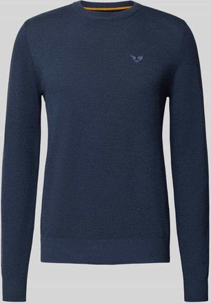 PME Legend Strickpullover mit Logo-Stitching Modell Ricecorn