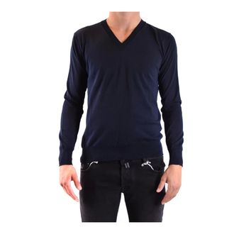 Hosio Hosio - Pull ras du cou - Homme - Pulls - Bleu - Taille: S