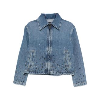 7 For All Mankind Femme, Vestes, Bleu, Taille: 38 FR Veste de travail