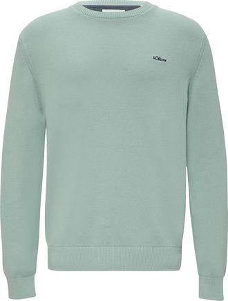 s.Oliver Pullover mit Logo-Stitching