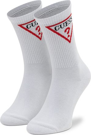 Guess Lange Socken Guess Ellen Sport Socks V2GZ00 ZZ00I r.OS Weiß