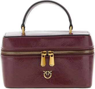 Pinko Pinko - Love Birds Vanity Case - Femme - Sacs - Rouge - Taille: ONE Size