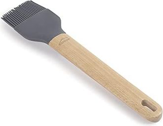 Lacor Lacor 68196 Silikon, Universal-Küchenpinsel, professioneller Bastelpinsel, Griff aus Buchenholz, kein Pfannen, hohe Temperaturen, BPA-frei, 24,5 x 5,5