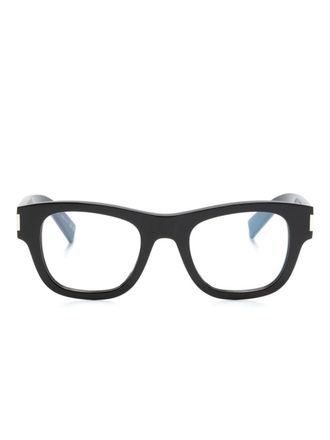 Saint Laurent Eyewear lunettes de vue SL698 à monture carrée - Noir