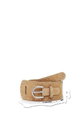 Desigual Damen Belt_cowtach Suede Gürtel, braun, 85 cm