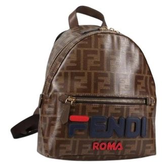 Fendi Sac &agrave; dos vintage Pre-owned - Femme - Pre-owned - Brun - Taille: ONE Size