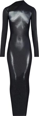 Jean Paul Gaultier Femme, Robes, Noir, Taille: 38 FR Wood Mesh Maxi Dress