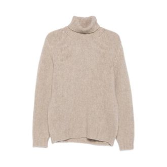 Fedeli Homme, Pulls, Beige, Taille: XL Pull Élégant Mu006464